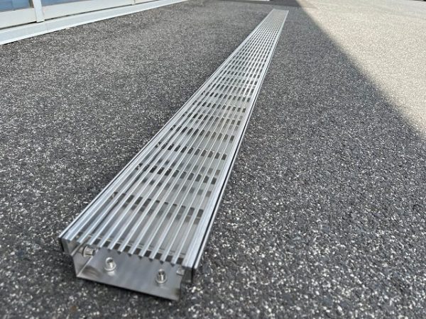 linear drain, stainless steel linear grate, drainage channel ...